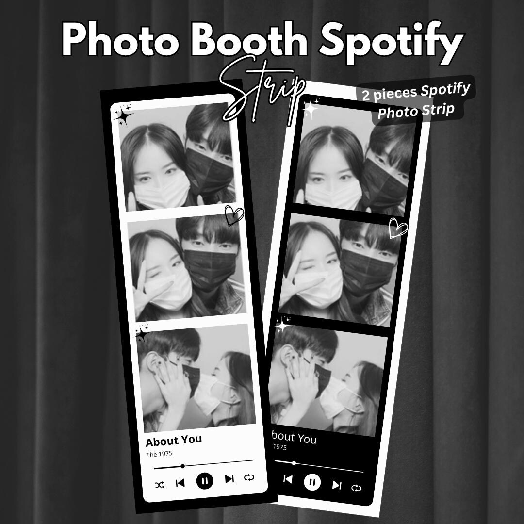 Spotify Photo Booth Strip Prints - Etsy UK