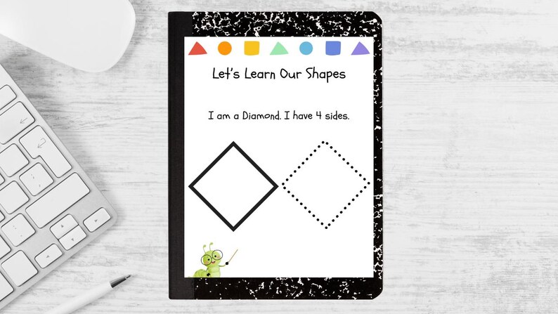 Let's Learn Shapes- Downloadable Sheets - Etsy