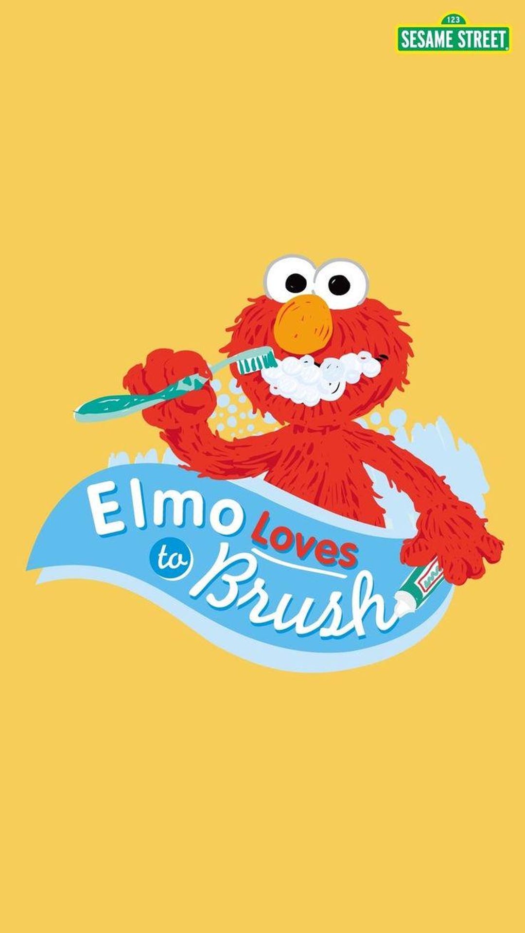 Elmo aime se brosser les dents - Etsy France