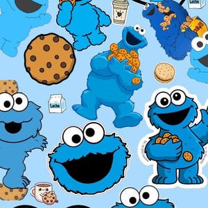 Baby Cookie Monster PNG Files - Etsy