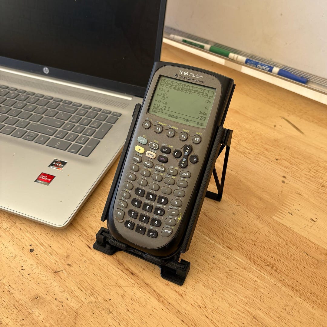 TI-84 TI-89 Calculator Stand-foldable Portable Desk Holder for Texas ...