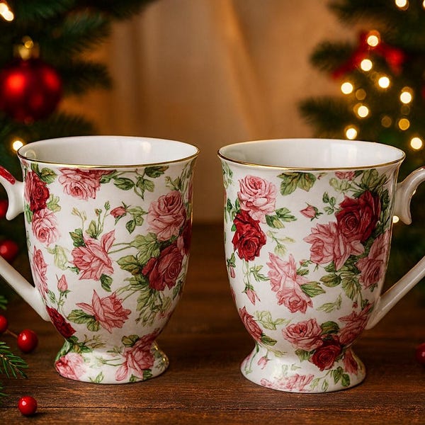 Chintz Tea Cup - Etsy