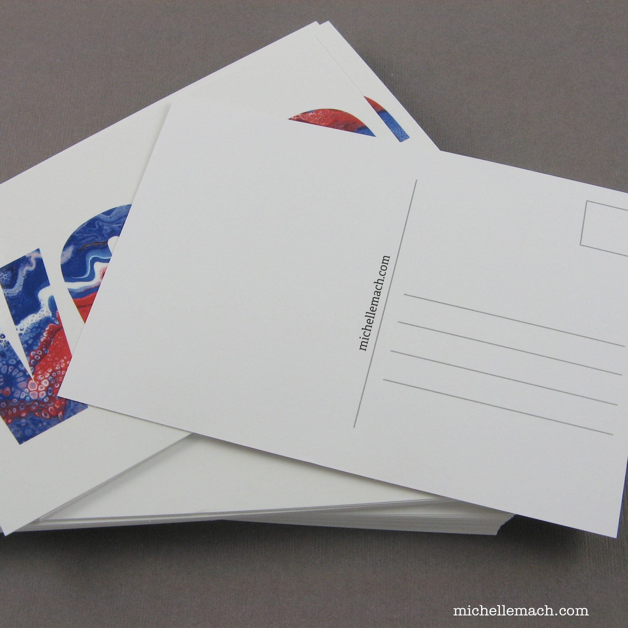 Vote Postcards in Red, White, and Blue for U.S. Election - Set of ...