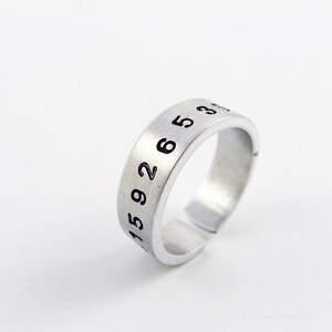 Pi Ring science Jewelry Mathematics Geekery Math Teacher - Etsy