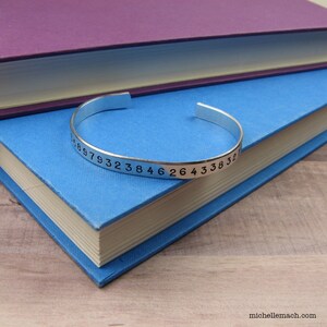 Pi Bracelet Cuff science Jewelry, Mathematics, Geekery, Math Teacher ...