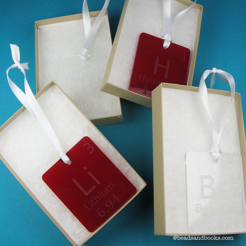 Science Ornament Choose Your Periodic Table Element Small | Etsy