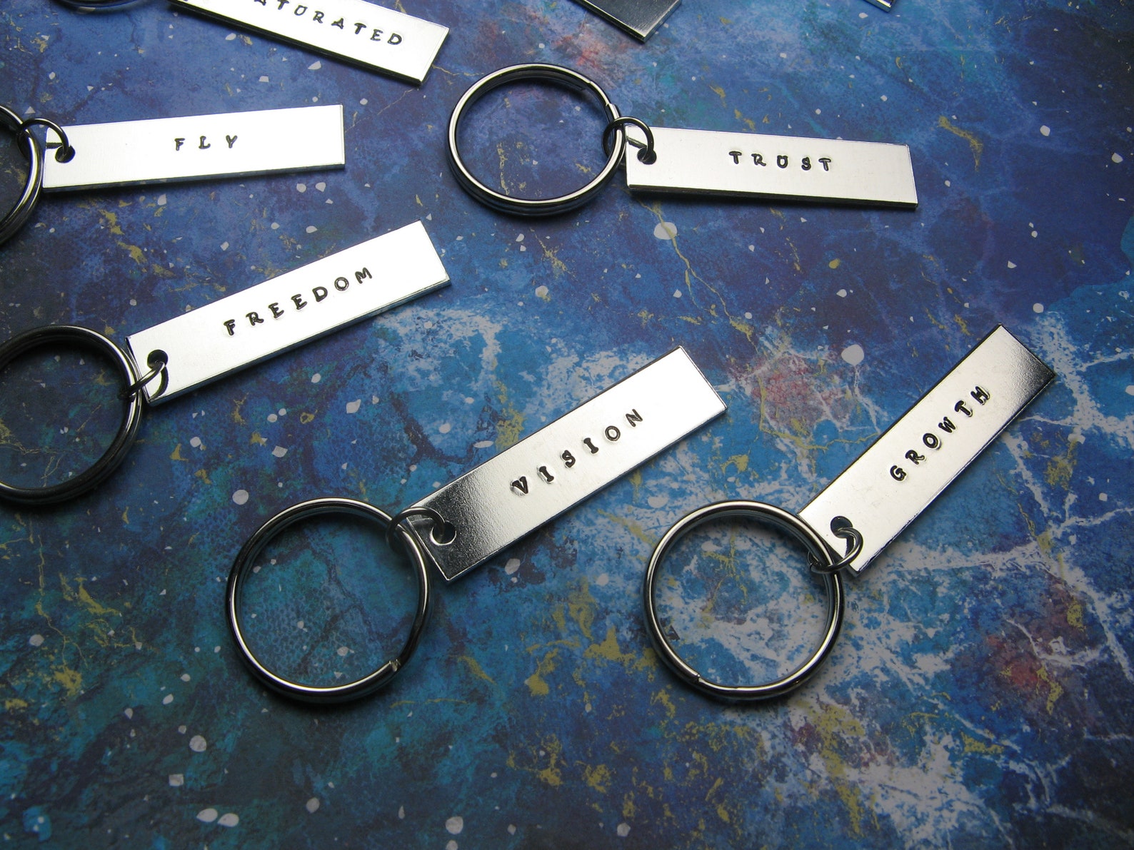 Word of the Year Keychain Personalized With Your Own Mantra | Etsy