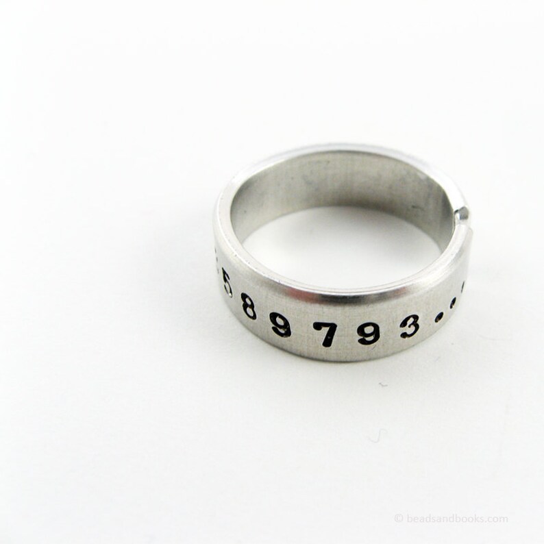 Pi Ring science Jewelry Mathematics Geekery Math Teacher - Etsy