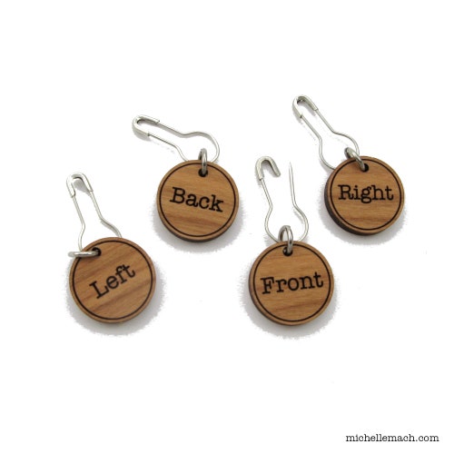 Front and Back Markers Knitting Marker Stitch Marker for - Etsy