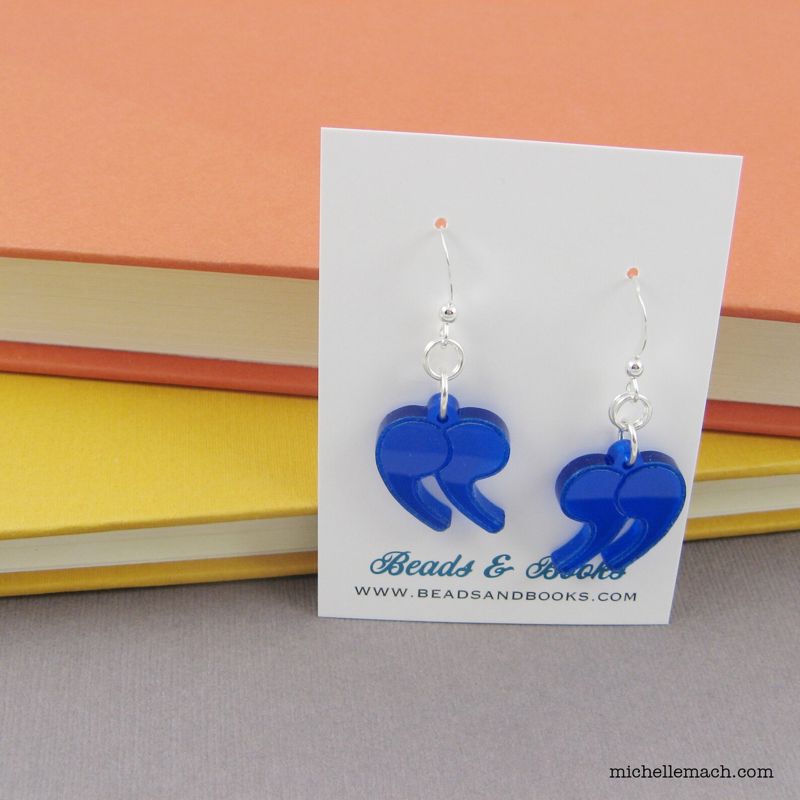 Quotation Mark Earrings - Punctuation Jewelry for Author - Etsy