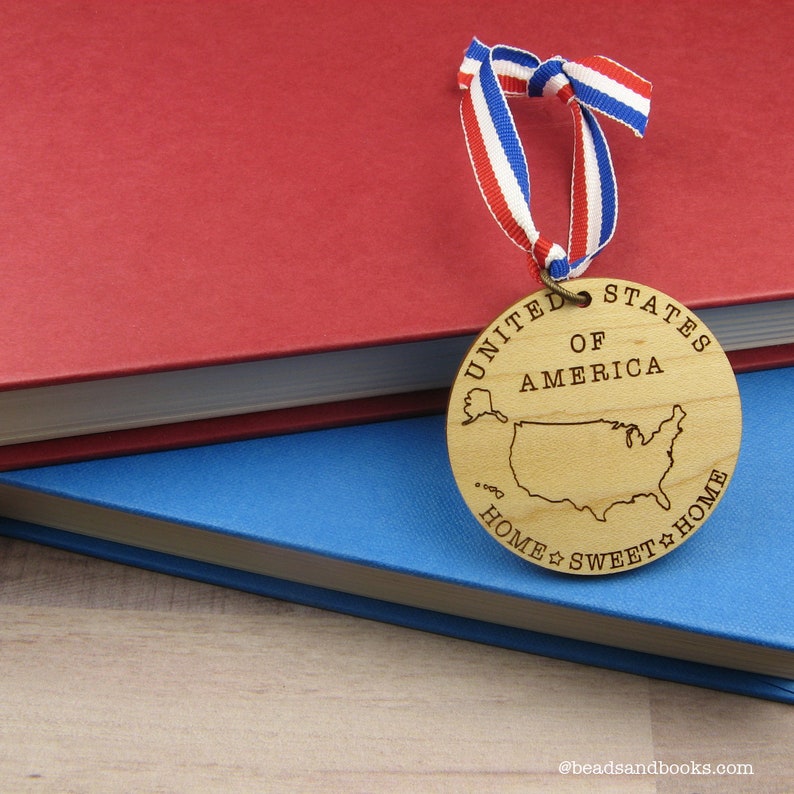 Citizenship Gift America Ornament For New United States | Etsy