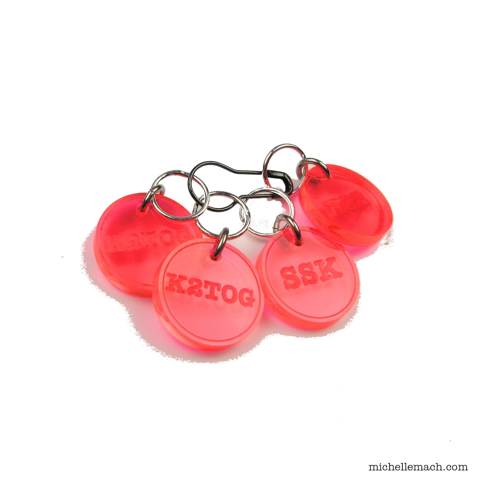 Stitch Markers - Knitting Accessories - Choose Your Colors - 2 SSK and ...