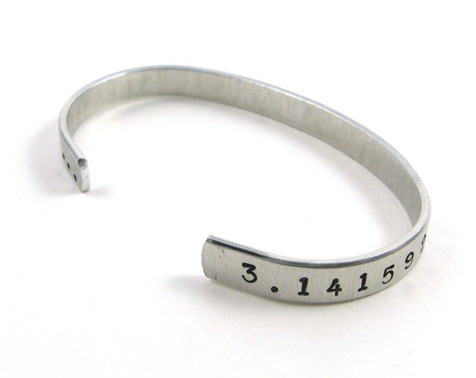 Pi Bracelet Cuff science Jewelry, Mathematics, Geekery, Math Teacher ...