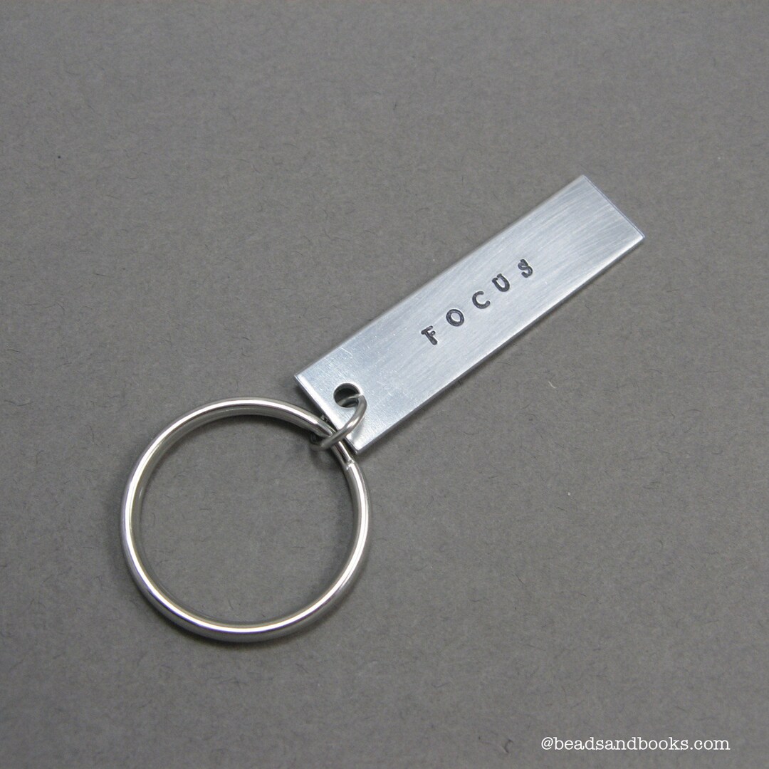 Word of the Year Keychain - Personalized With Your Own One Word - Etsy