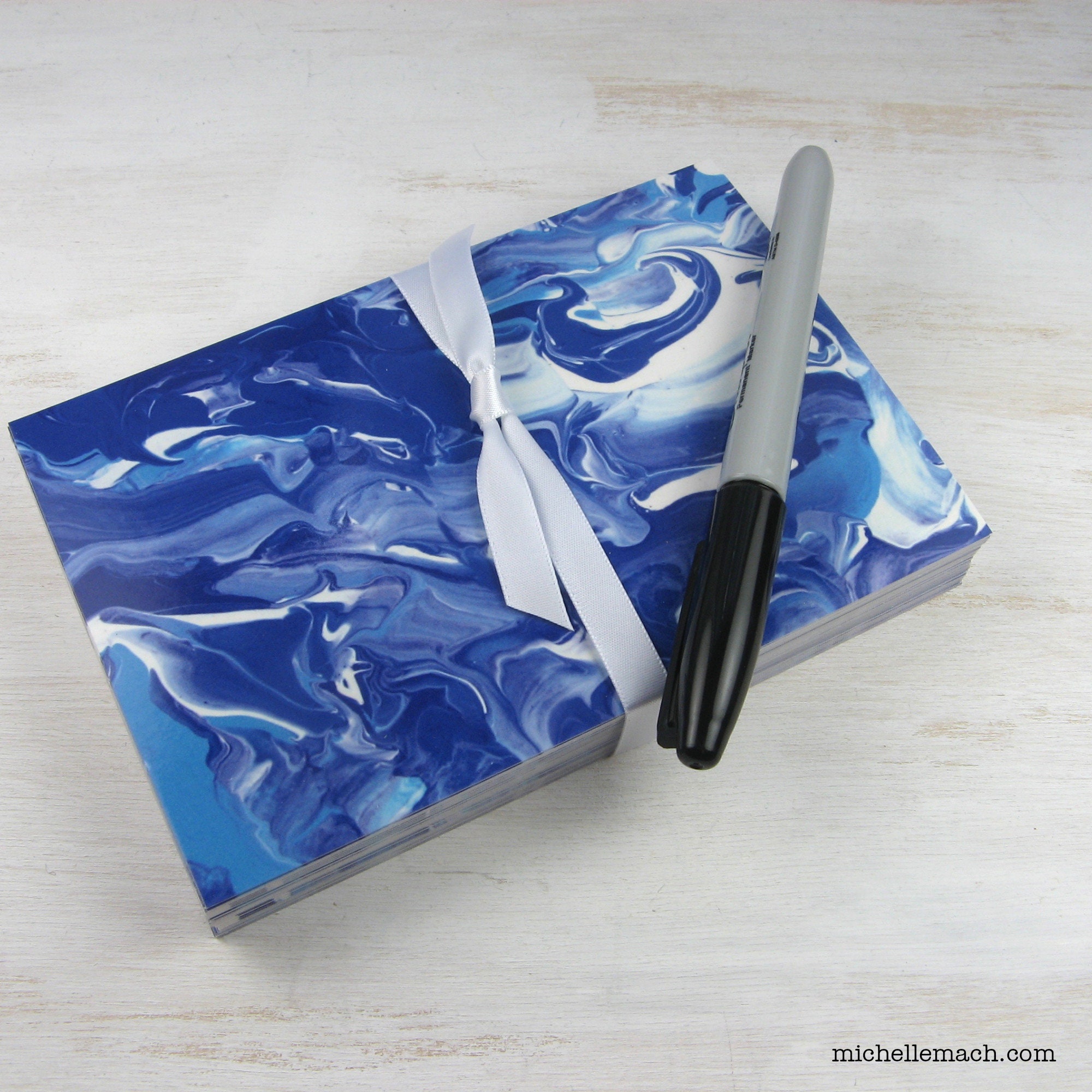 Blue Wave Postcards With Abstract Art Set of 50 Post Cards - Etsy