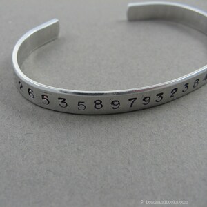 Pi Bracelet Cuff science Jewelry Mathematics Geekery Math - Etsy