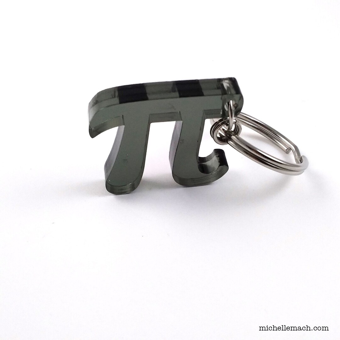 Pi Keychain in Your Favorite Color - Etsy
