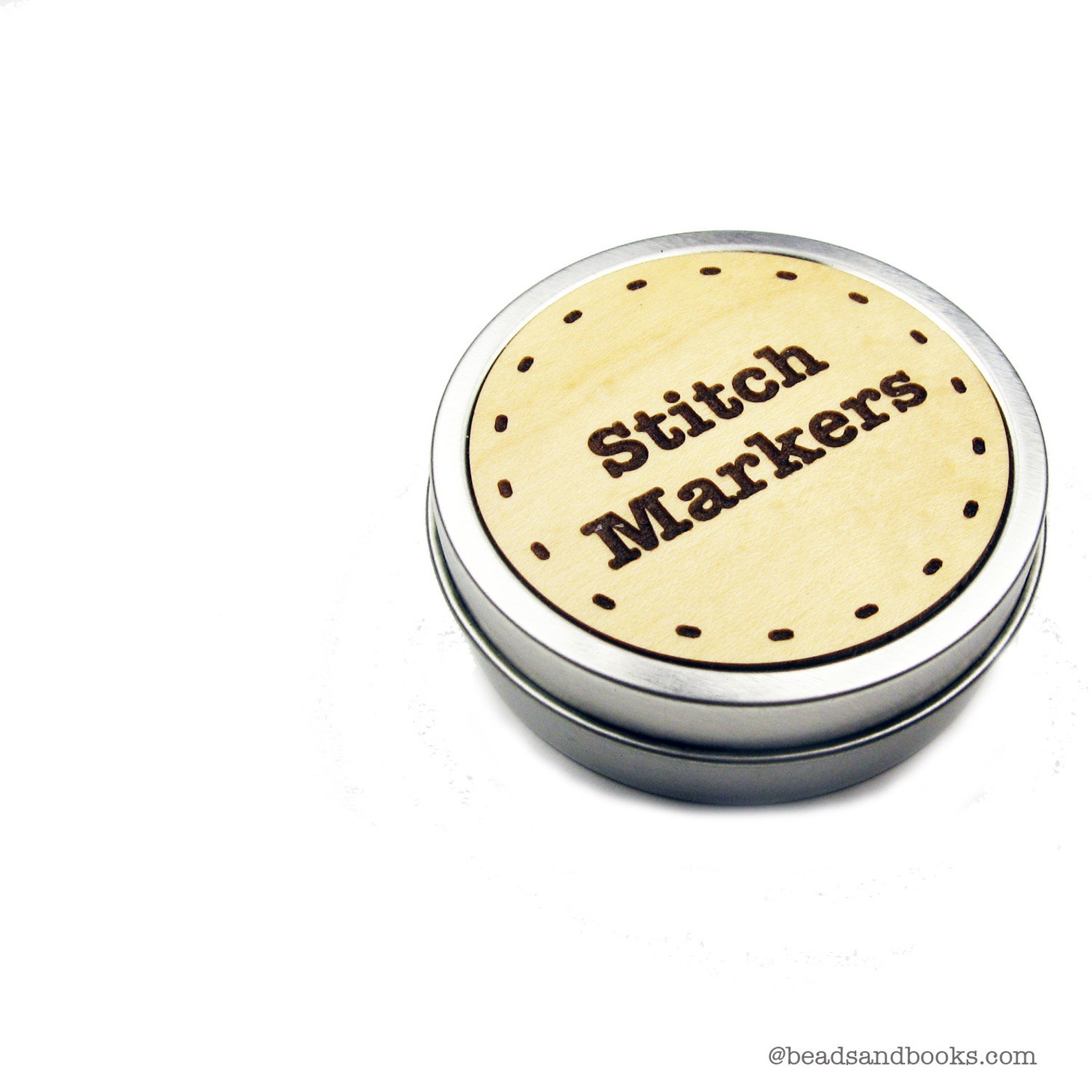 Stitch Marker Container for Knitter Tin and Wood Storage for - Etsy