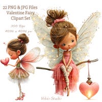 Tulip Sprite Fairy Clipart | 10 High-quality 300 DPI Jpegs Commercial ...