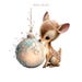 Christmas Baby Deer Clipart Set: Festive Winter Collection, 16 PNG ...