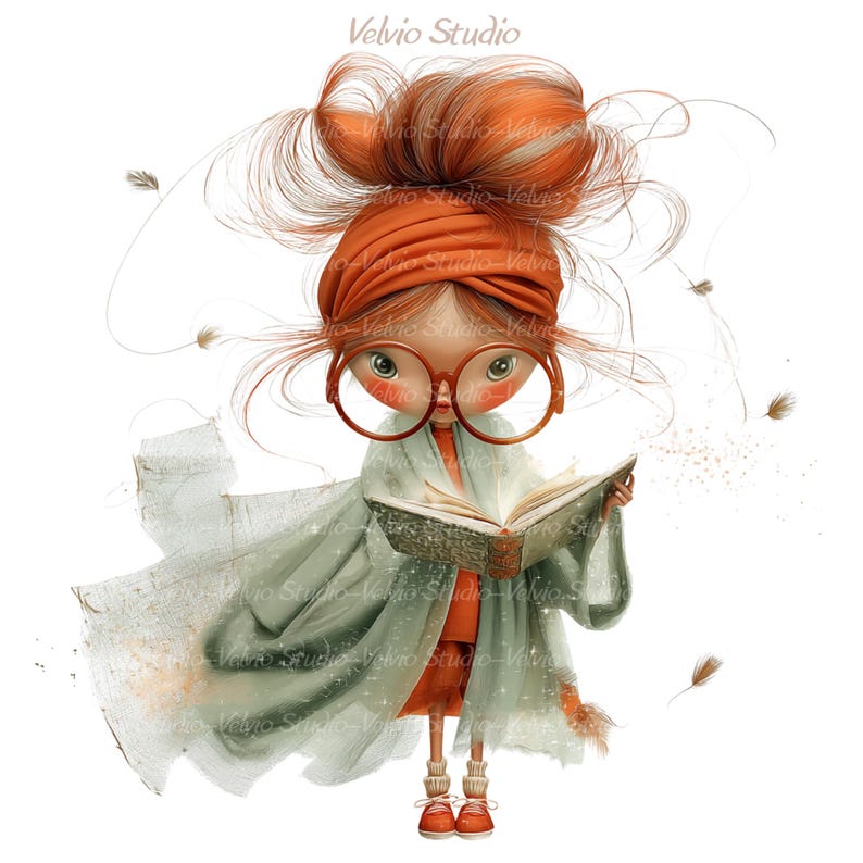 Halloween Witches Clipart: Soft Illustrations (35 PNG/JPG Files) - Etsy ...