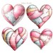 Pink Heart Clipart Bundle: Valentine Illustrations, 60 PNG & JPG Files ...