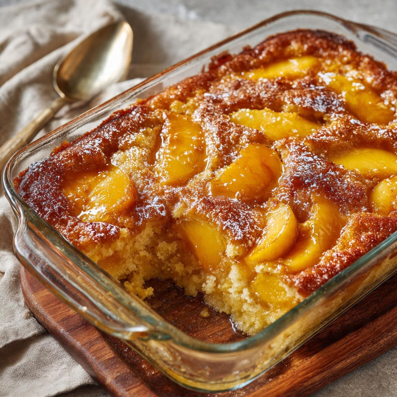Tennessee Peach Pudding Recipe | Southern Peach Dessert Printable PDF ...