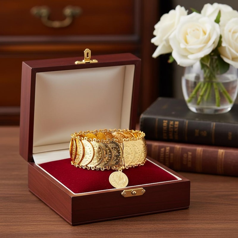 22k Gold Lira - Etsy