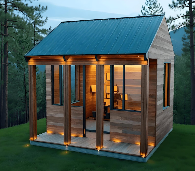 DIY 8×8 Kids’ Clubhouse Playhouse Plans – Step-by-step PDF Guide - Etsy