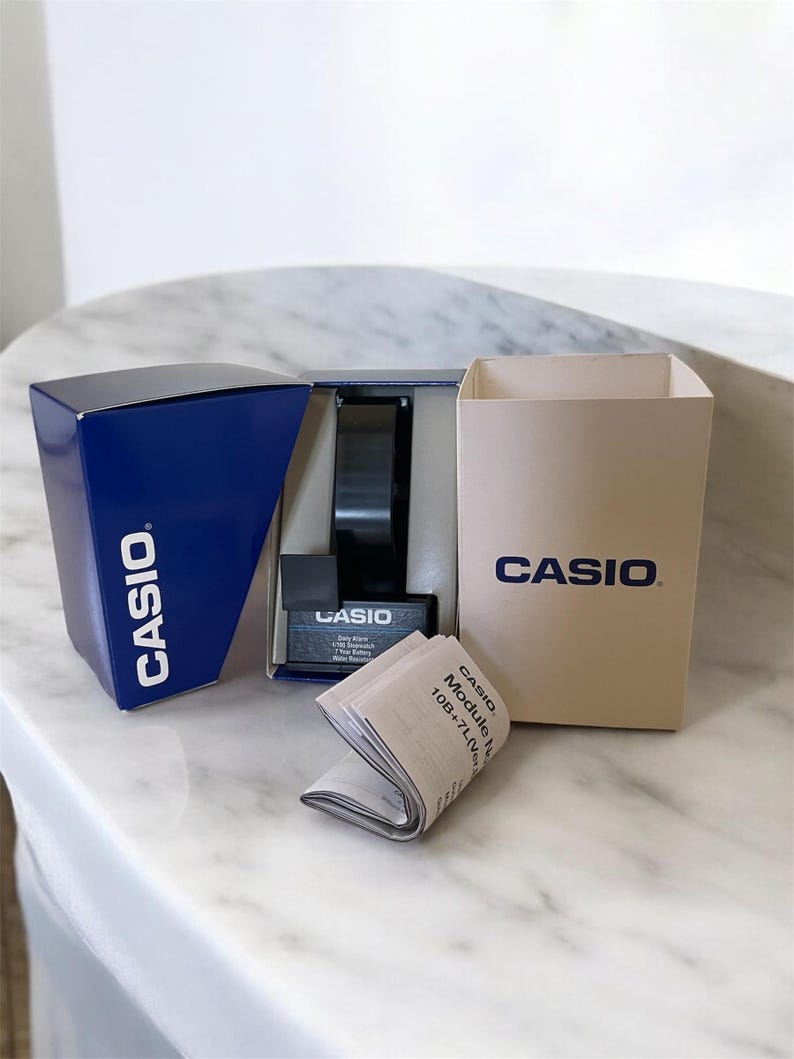 Casio F-91 Digital Quartz Watch Customized With Black Nylon Strap - Etsy