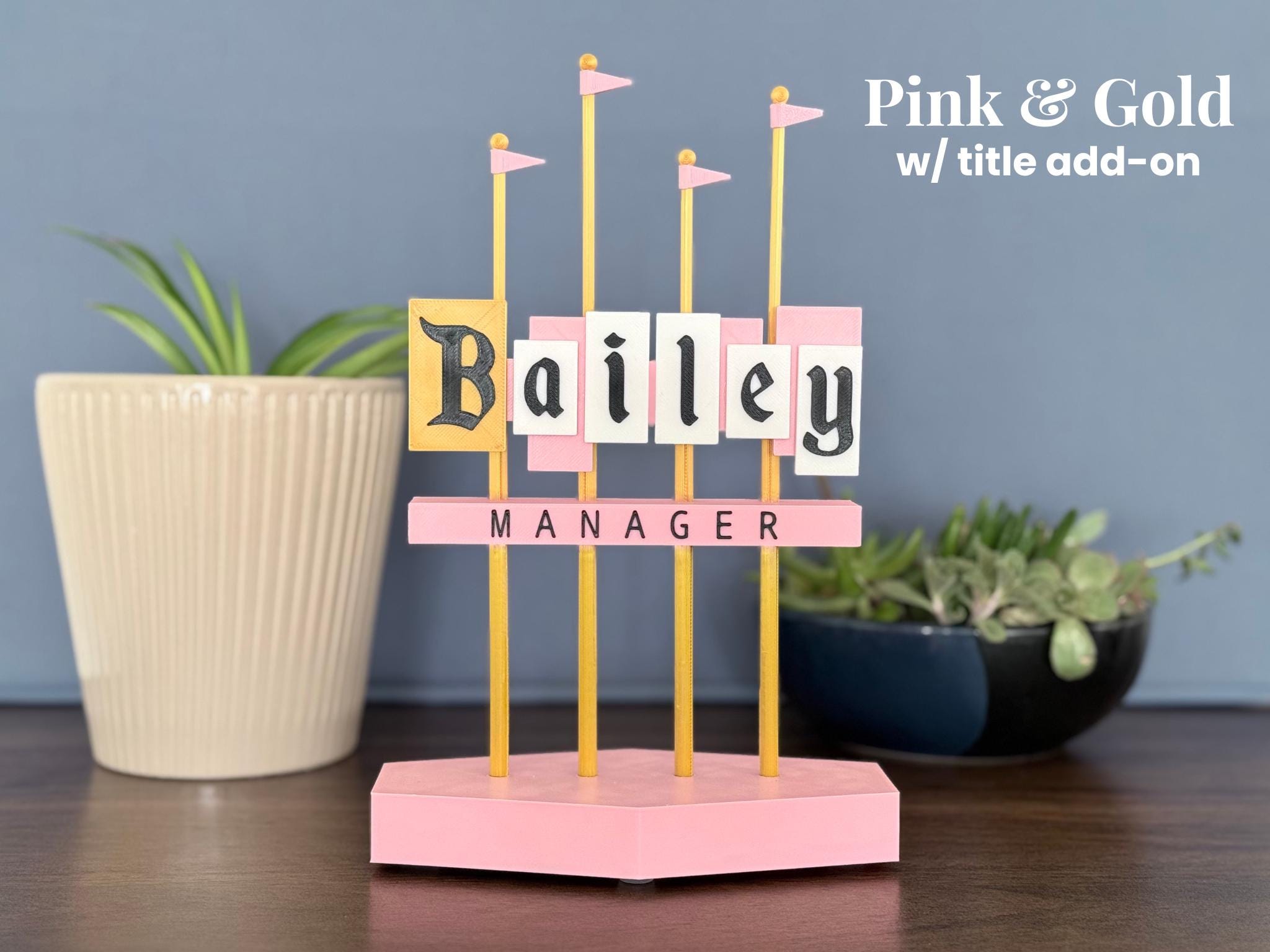 Personalized Desk Name Plate, Disney Desk Name Plate, Teacher Desk Name ...