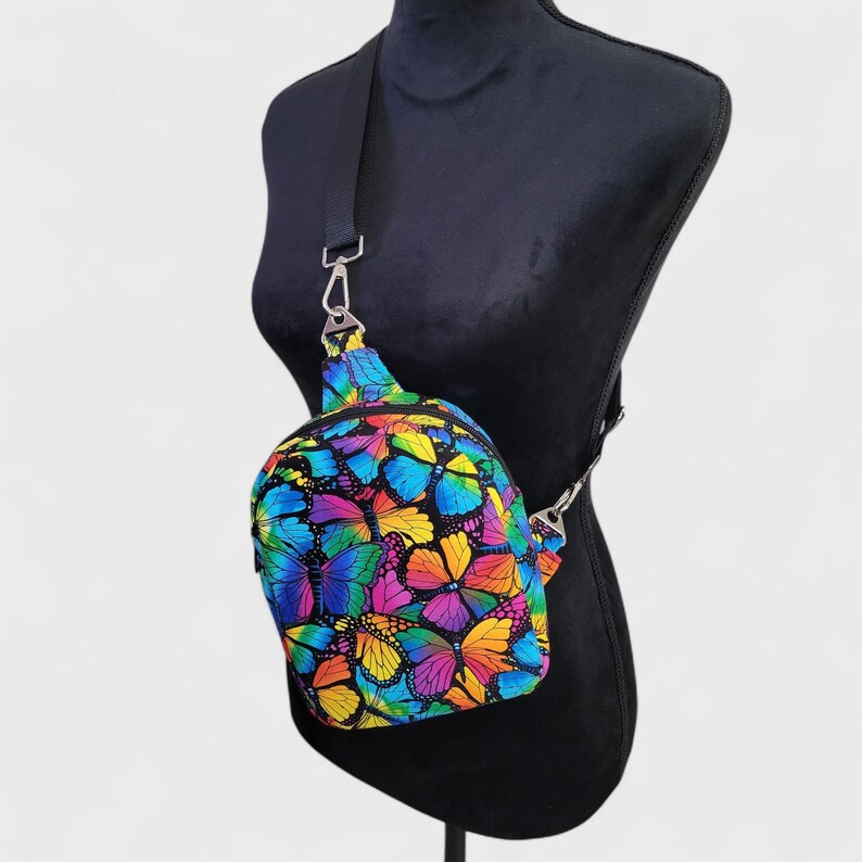Rainbow Butterflies Mav Pack Sling Bag Crossbody Purse - Etsy
