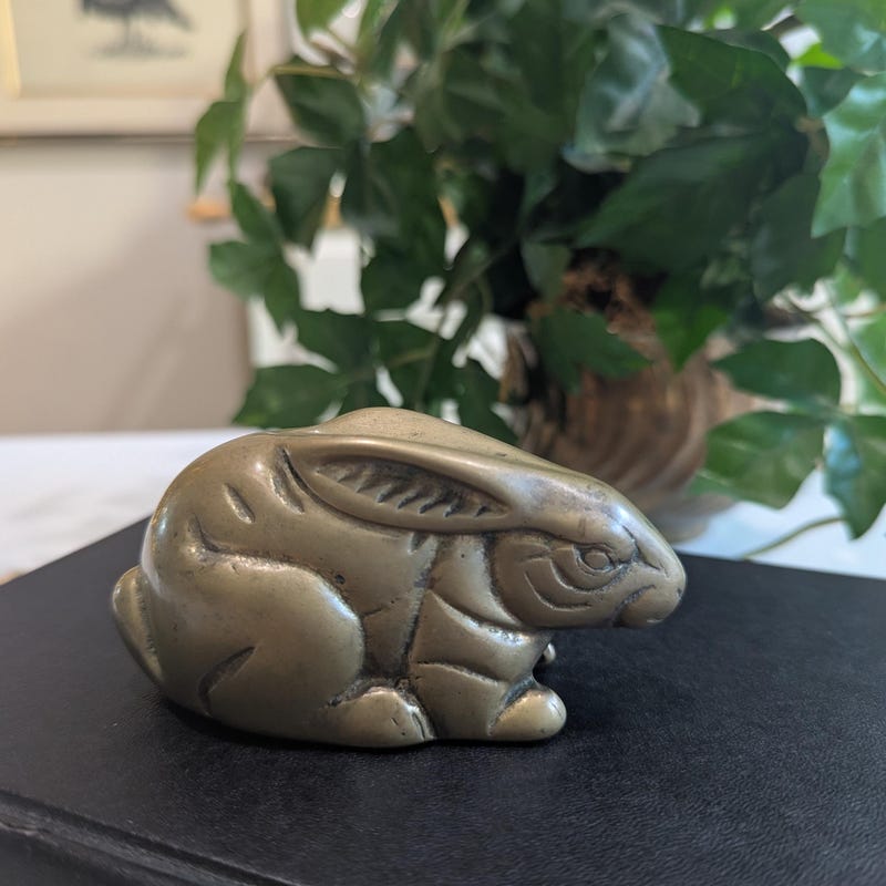 Brass Rabbit - Etsy