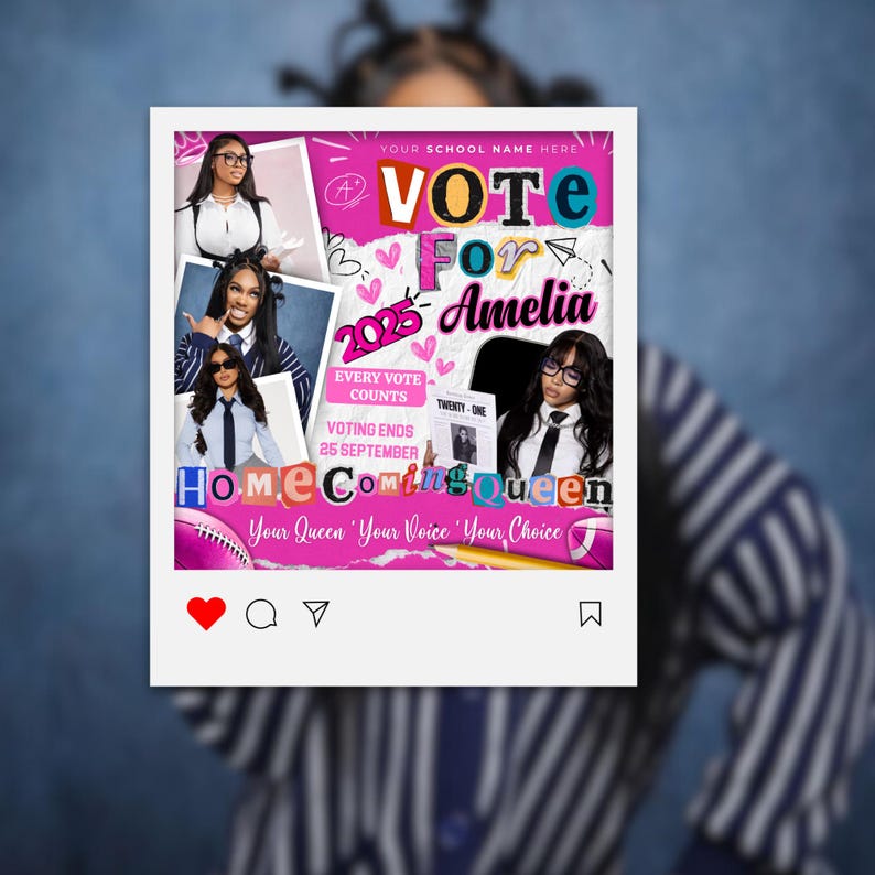 HOCO Campaign Flyer | Homecoming Flyer | Vote HOCO Flyer Homecoming ...