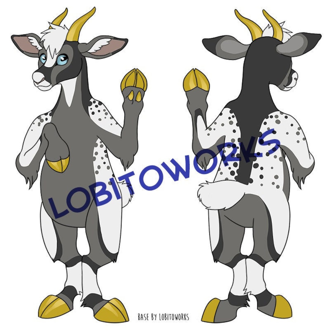 Adoptable Furry Goat Character - Poppy - Etsy