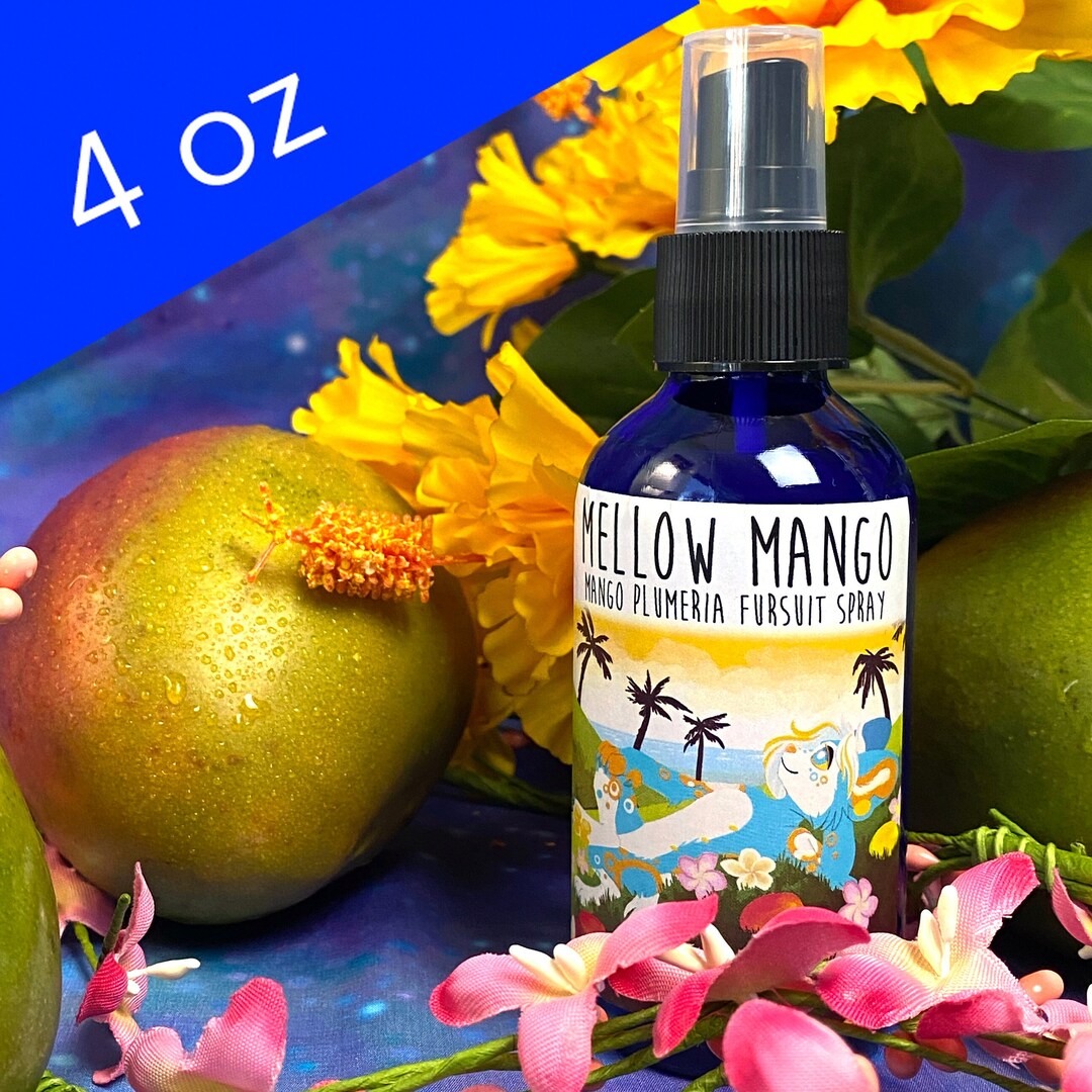 Mellow Mango - 4 Oz Fursuit Spray, Mango and Plumeria Scent - Etsy