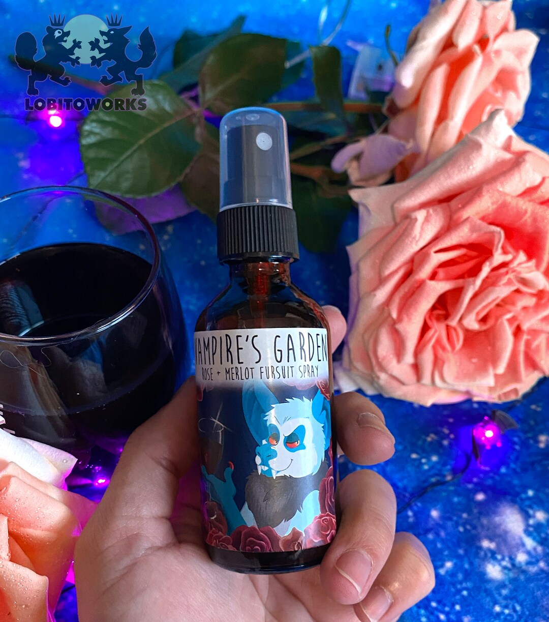 Vampire's Garden - 2 Oz Fursuit Spray, Rose + Merlot Scent - Etsy