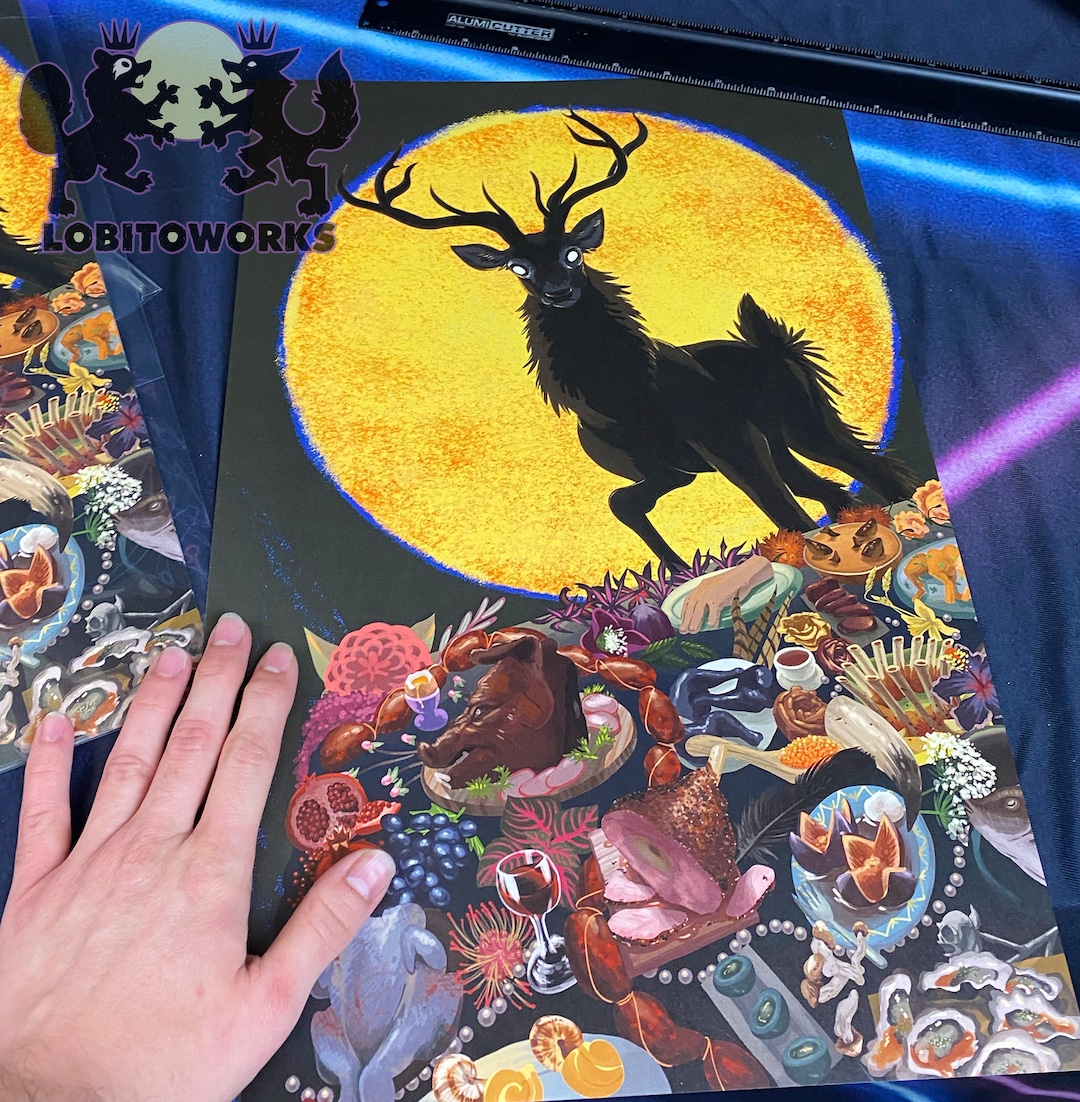 Macabre Feast - 11 X 17" Art Print Hannibal Ravenstag - Etsy