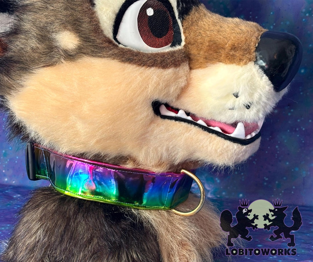 Fursuit Collar - Metallic Lime, Blue, Purple, Pink - Ready to Ship ...