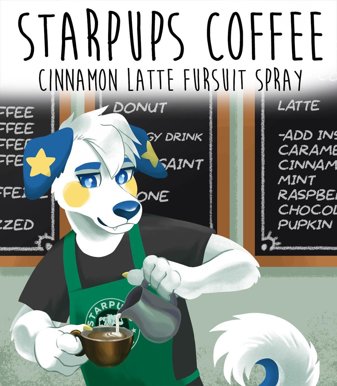 Starpups Coffee - 2 Oz Fursuit Spray, Cinnamon Latte Scent - Etsy