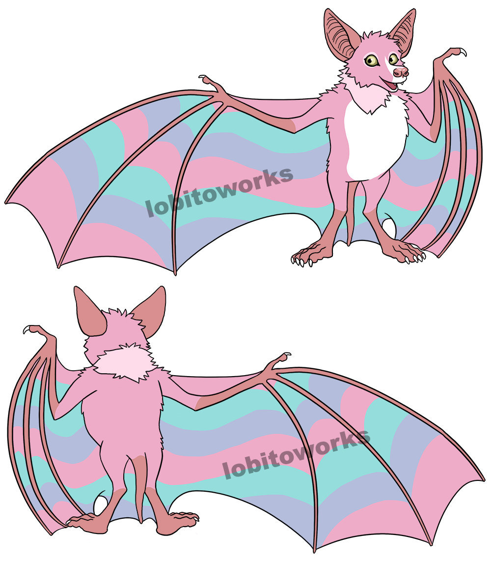 Bat Adoptable! Prints Art & Collectibles Digital Prints etna.com.pe
