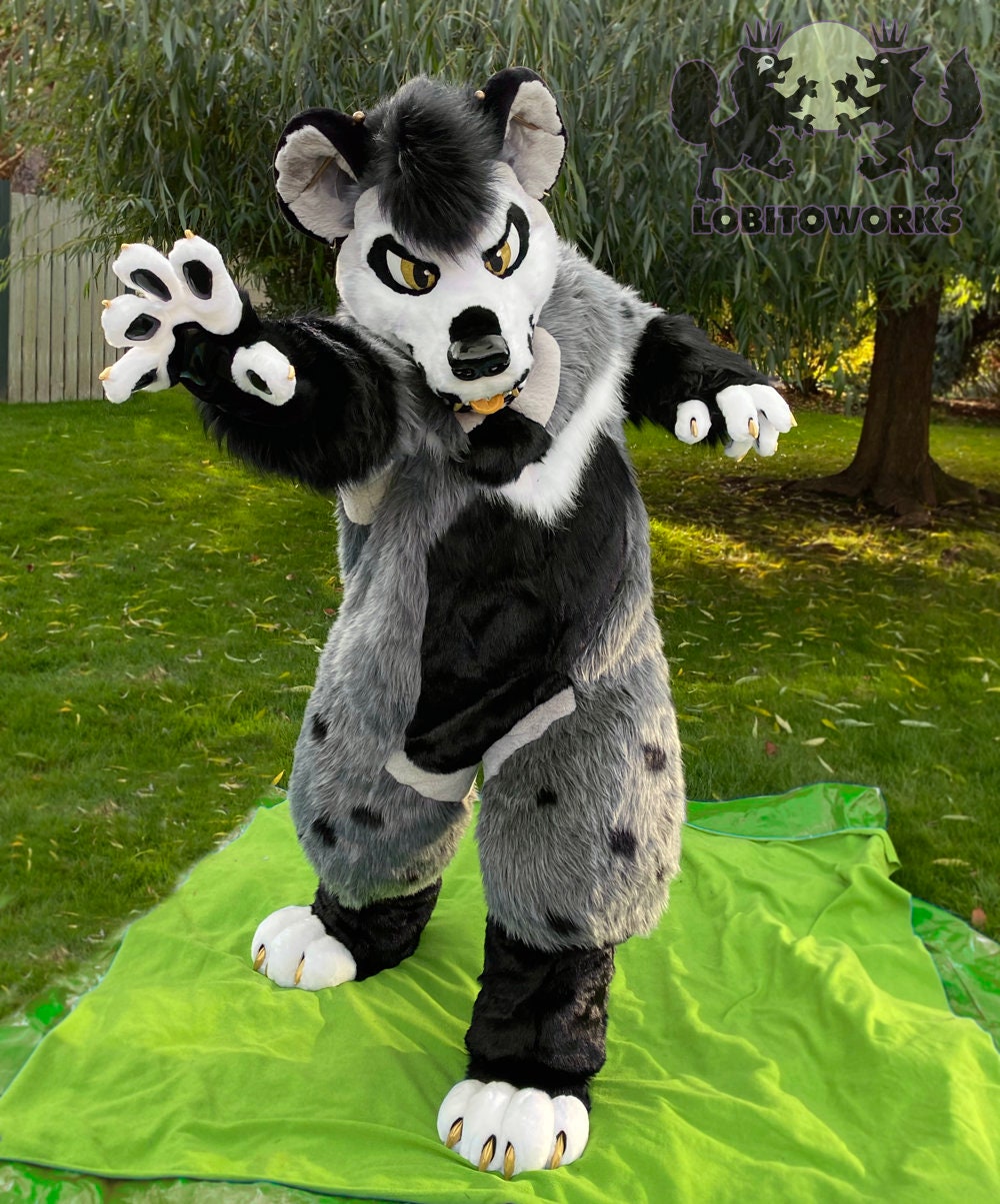 Spooky Skull Hyena Full Fursuit Brand New Ready to Ship - Etsy