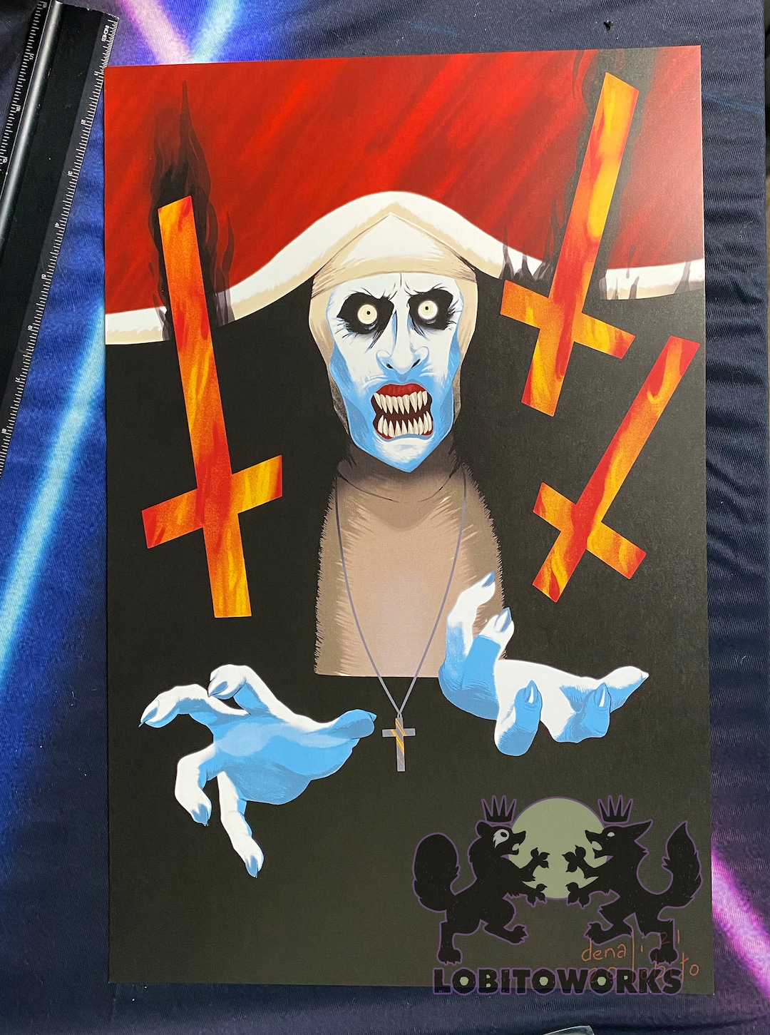 Valak the Nun - 11 X 17" Art Print the Conjuring - Etsy Canada
