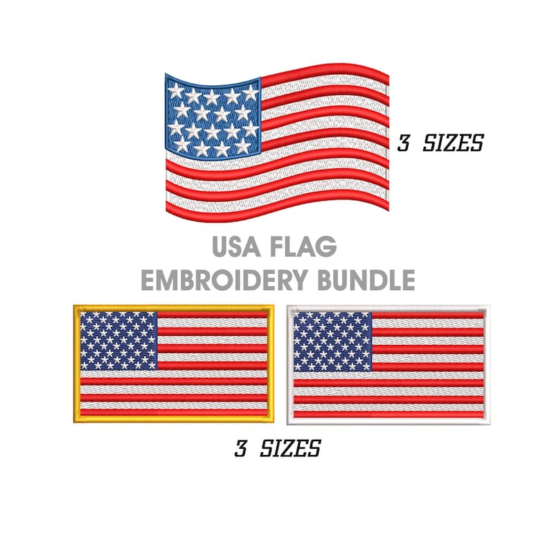 Dst File American Flag - Etsy