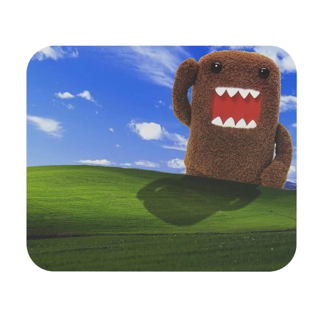 Domo-kun Plush Windows98 Mouse Pad Mouse Mat Kawaii Cyber Anime - Etsy