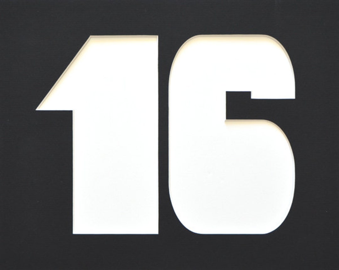 Numbers as 8"x10" Customized Picture Photo Mat - Etsy