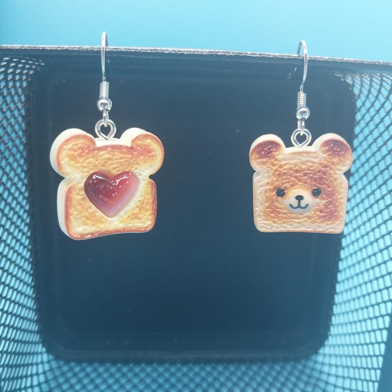 Toast Earrings - Etsy