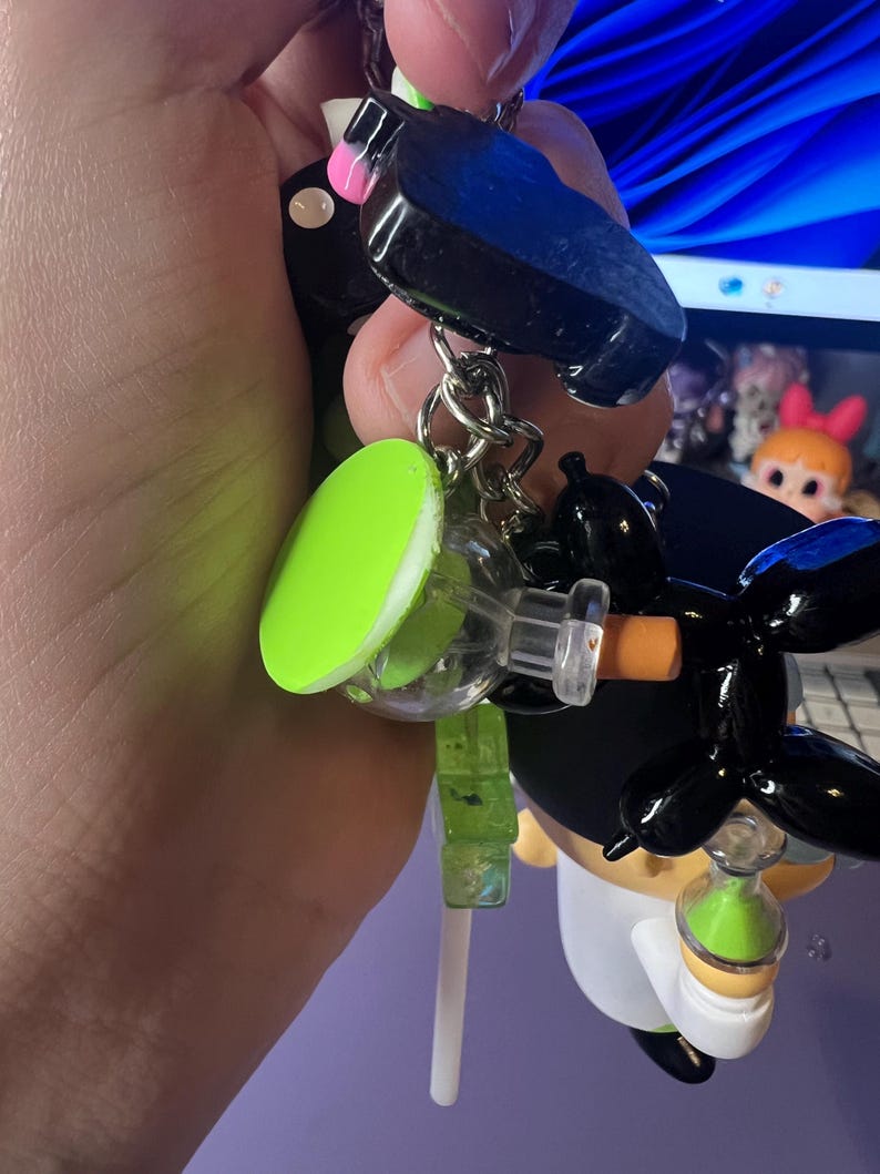 The Powerpuff Girls Professor Utonium Popmart Keychain - Etsy