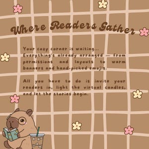 Book Club Cafe Discord Template | Cozy Server Setup for Readers ...