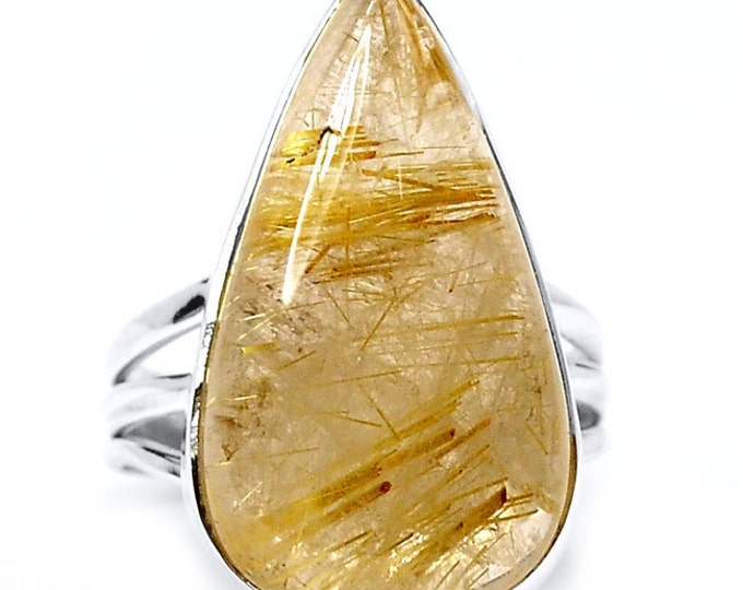 Sale Magic Rutile Ring US Size 7 1/2 or P UK One of a - Etsy
